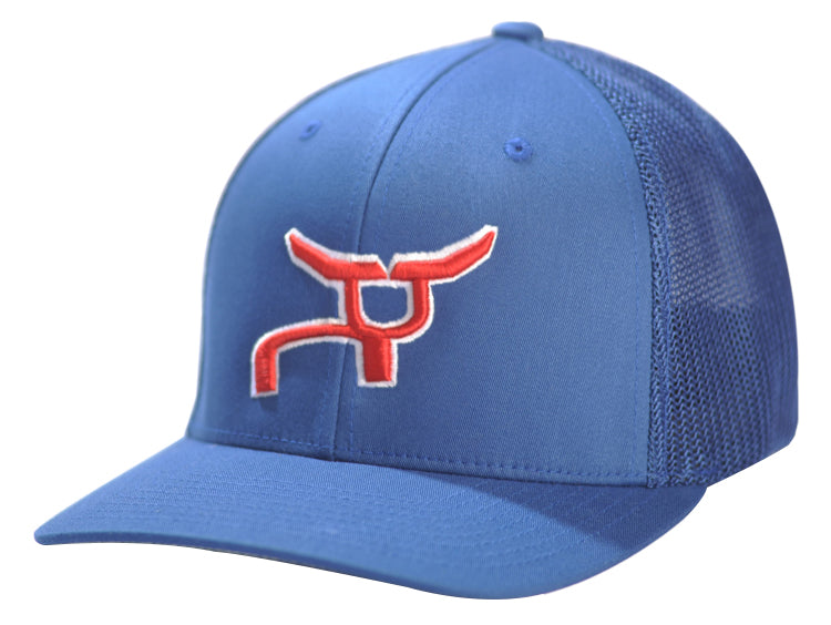 RS All Blue Cap with Red RopeSmart Steer – RopeSmart Gear